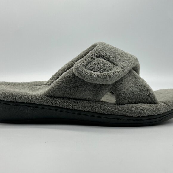 Vionic | Shoes | Vionic Relax Terry Slippers Womens Size 8 Grey New In ...